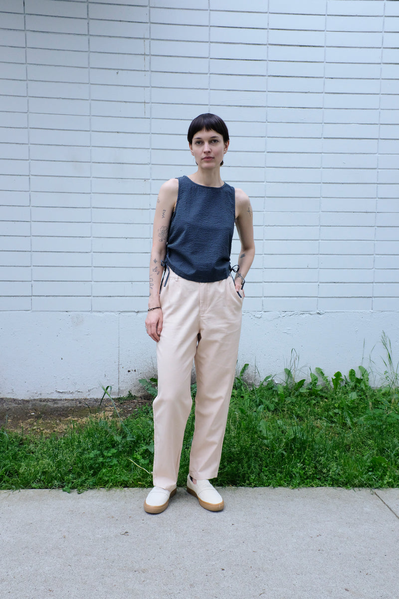 Seersucker Florence Top - Green Checks – Eugene Choo